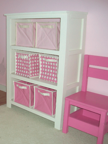 It's Written on the Wall: Pottery Barn Knock-off Bookshelf/Storage Center