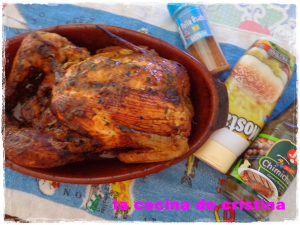 la cocina de cristina: POLLO ASADO CON YUCA