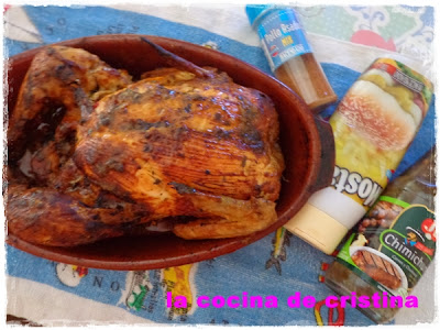 la cocina de cristina: POLLO ASADO CON YUCA