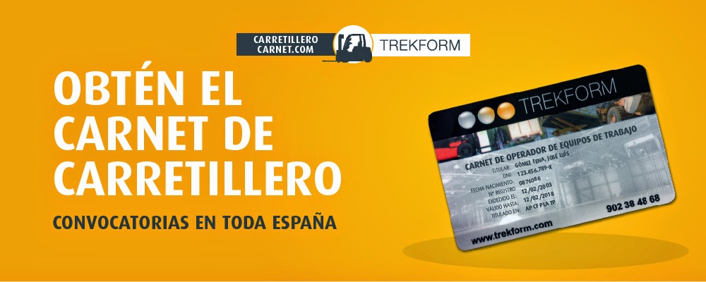 Curso Carretillero: Como obtener el Carnet de Carretillero