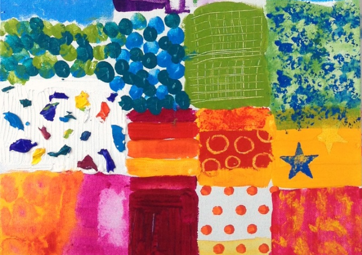 Festus Elementary Choice Art: Texture-Second and Third Grade