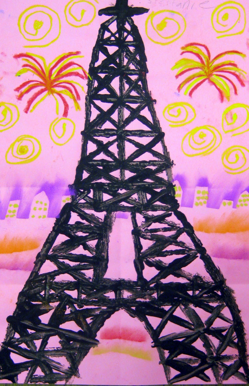 Eiffel Tower Art Project