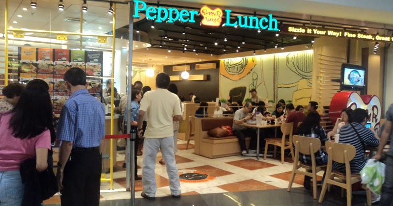Sizzling Goodness at Pepper Lunch Robinson's Place Ermita | Tsinoy Foodies