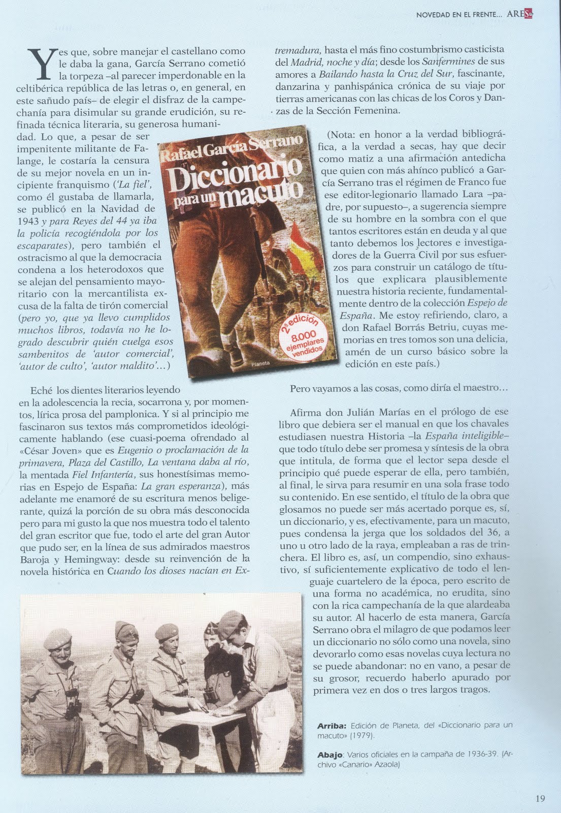 LITERATURA LEGIONARIA: DICIONARIO PARA UN MACUTO NUEVA EDICION