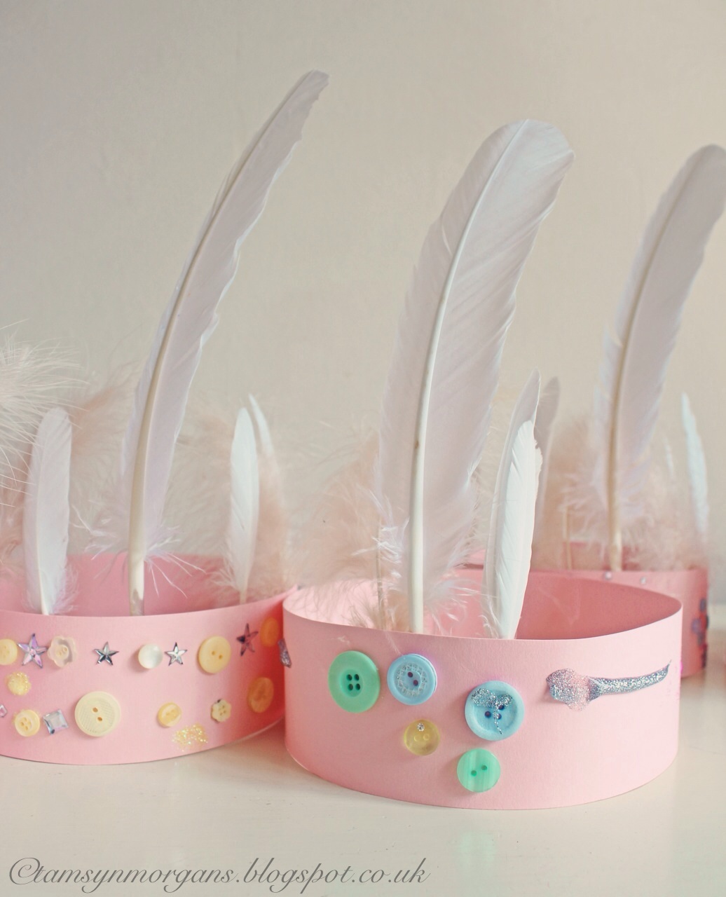 Feather crowns... | The Villa on Mount Pleasant