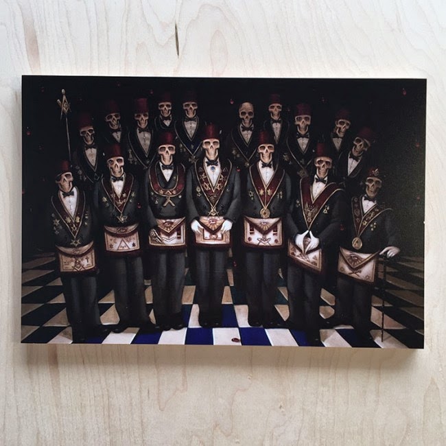 INSIDE THE ROCK POSTER FRAME BLOG: Steven Daily Disorder Print On Wood