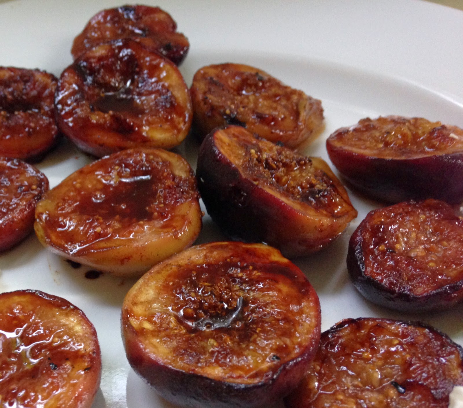 KnitOne,PearlOnion: Grilled Figs With Pomegranate Molasses