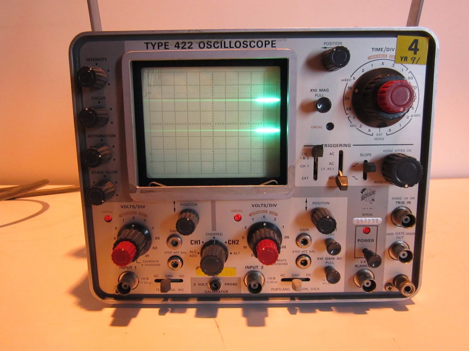 Tektronix 422 Oscilloscope (TMU110) - Panatron Inc.