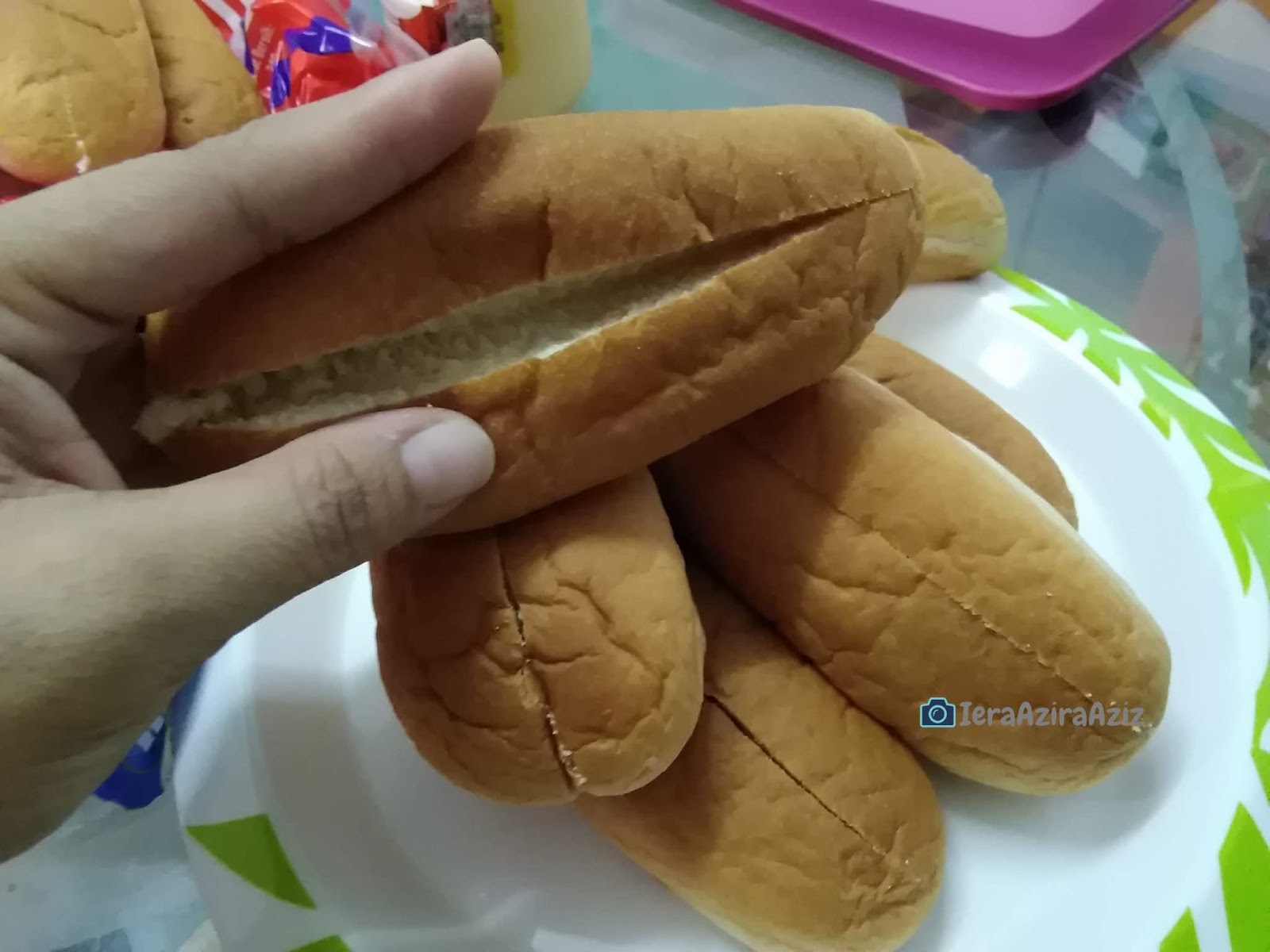 Blog Iera Azira: ROTI SOSEJ CHEESE STEAM