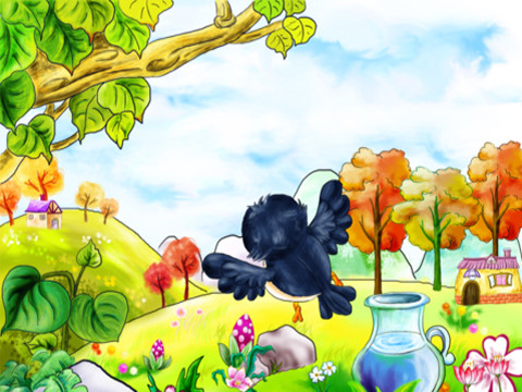 Kids Page: The Crow and Water Pot - Moral Stories