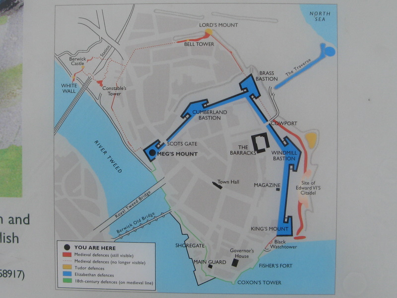 UK Wanderings: Berwick Town Walls