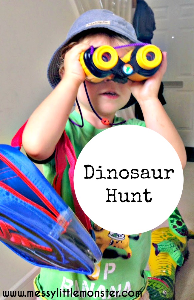 Dinosaur Hunt - Messy Little Monster