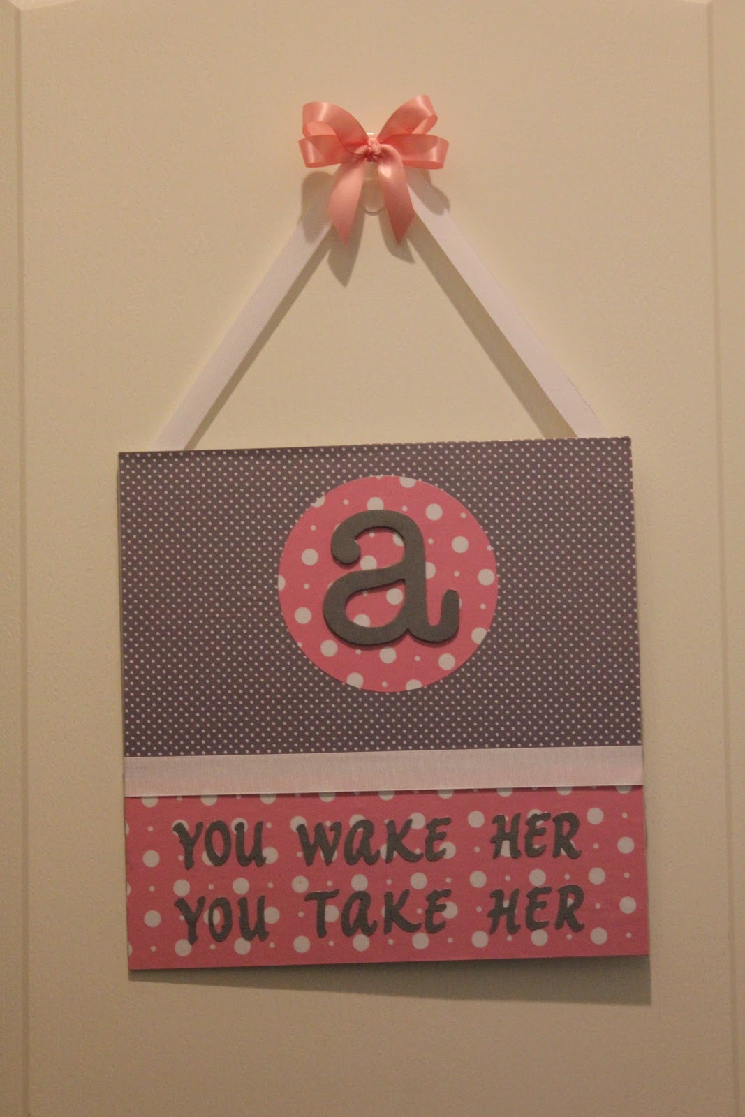 simply made with love: Nursery Door Sign