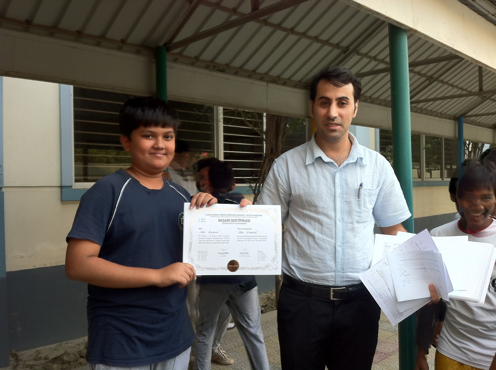 International Turkish Hope School: Certificate of Success in Turkish Exam