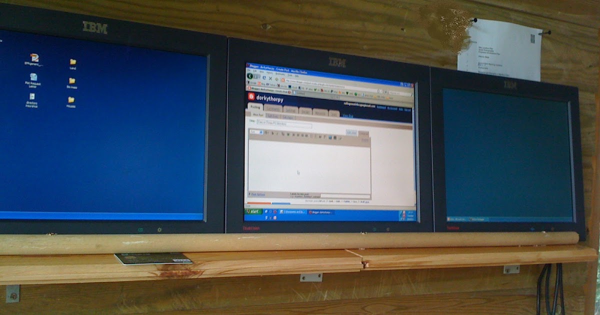 dorkythorpy: Two (2), Three (3) or Four (4) PC Monitors