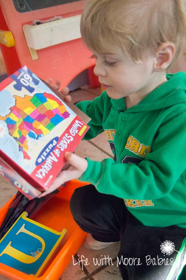 How to Make a Letter U Sensory Bin - Life with Moore Babies