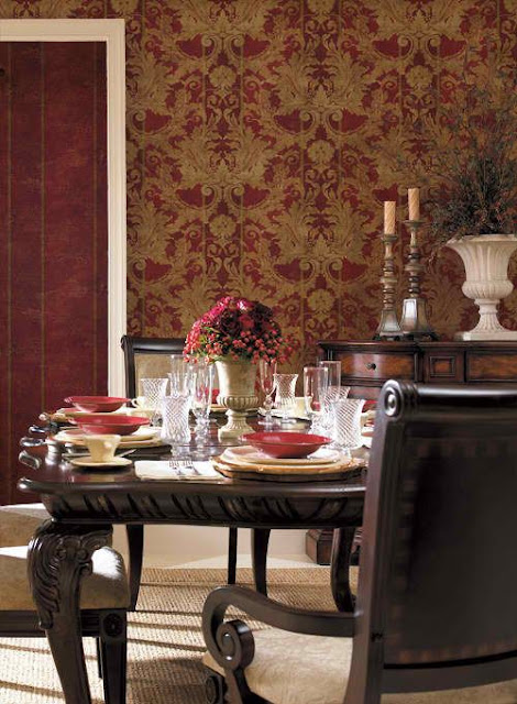 Eye For Design: Decorating With Damask........An Old World Classic Is ...