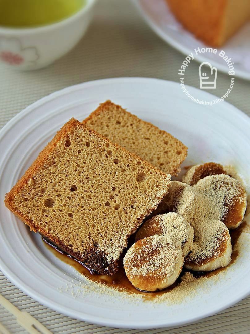 Happy Home Baking: kinako chiffon