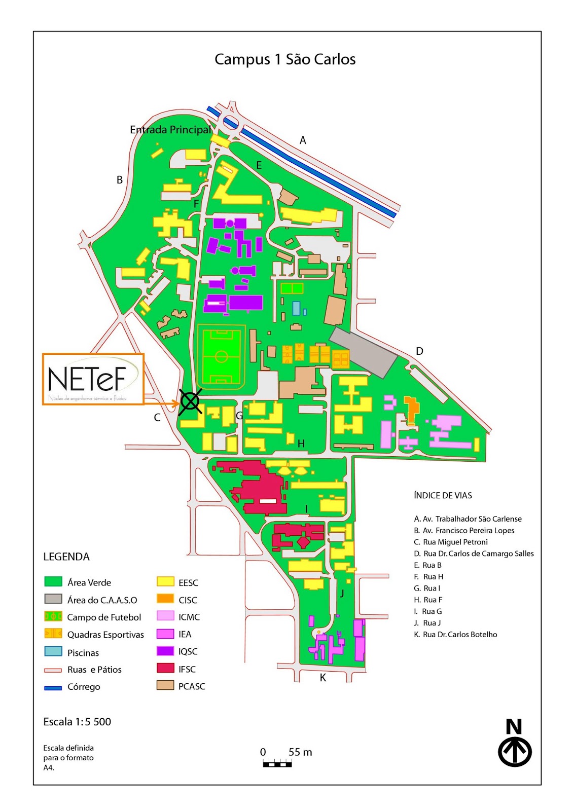 Núcleo de Engenharia Térmica e Fluidos: Localização