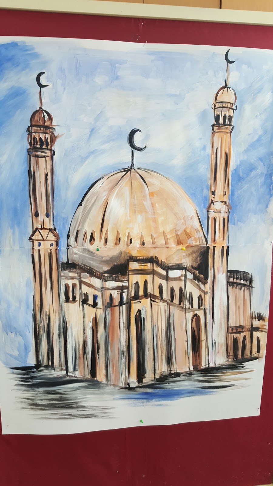 Beautiful Kingdom of Bahrain in the large watercolor paintings by ...
