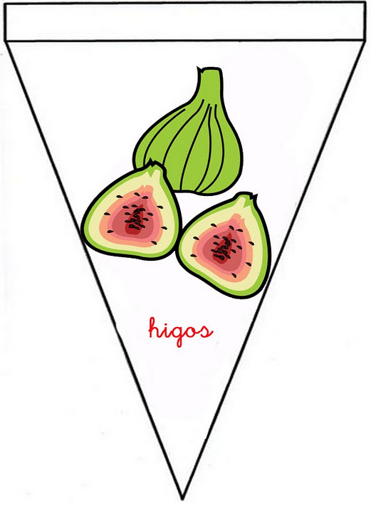 RECURSOS y ACTIVIDADES para Educación Infantil: Banderines: FRUTOS del ...