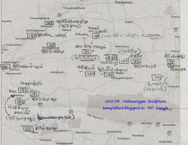 TIRIKALA"s- TEMPLE ROUTE MAP -PADAL PETRA SHIVA STHALAM - OVERALL ...