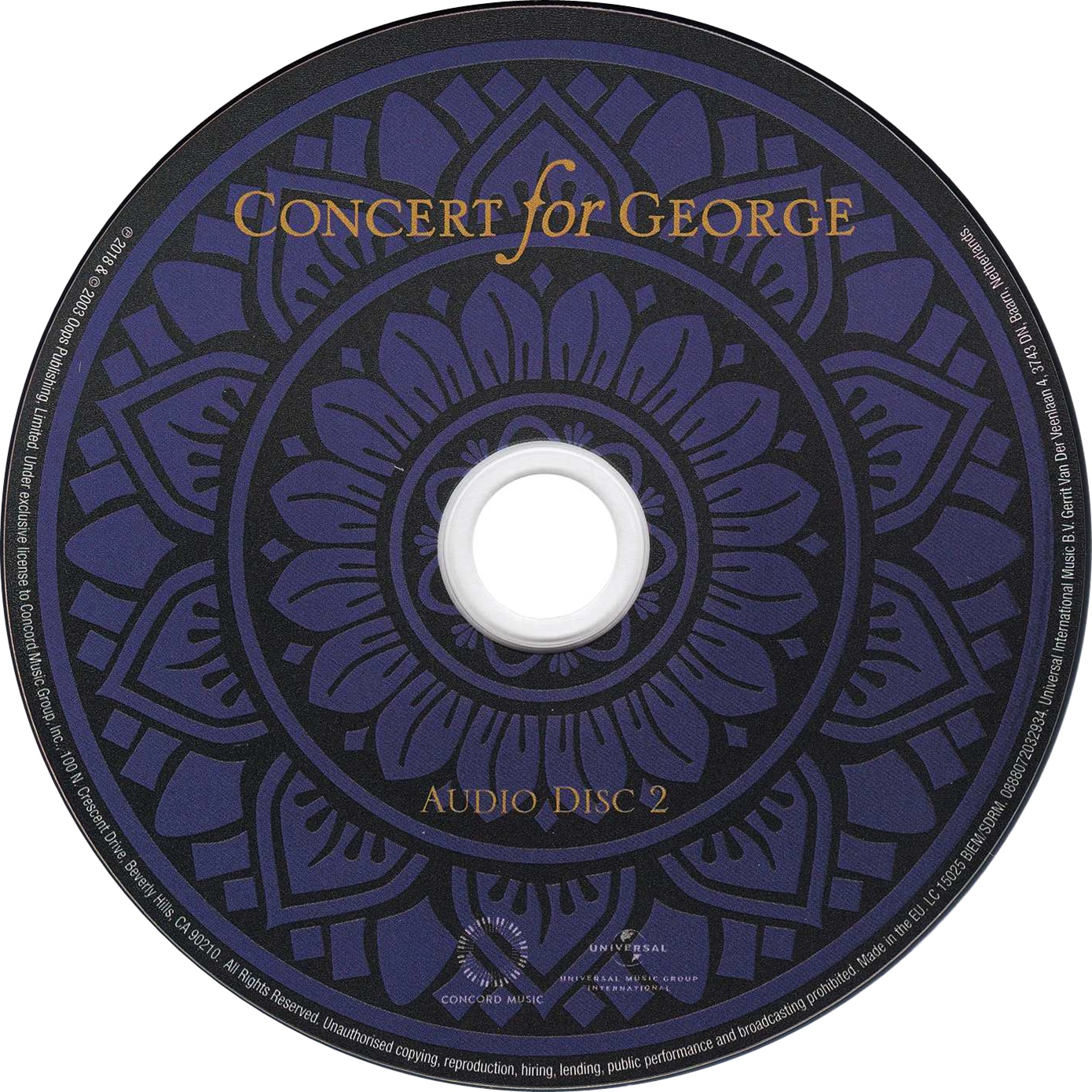 2003 Concert for George - Varios Artistas - Rockronología