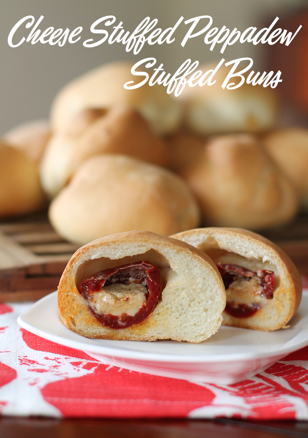 Food Lust People Love: Cheese Stuffed Peppadew Stuffed Buns #BreadBakers