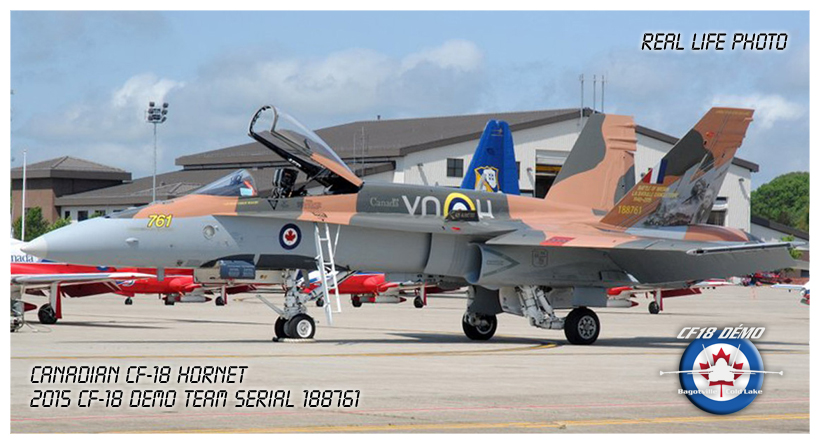 Eight Shades of Blue: RCAF/ARC CF-18 "Battle of Britain"