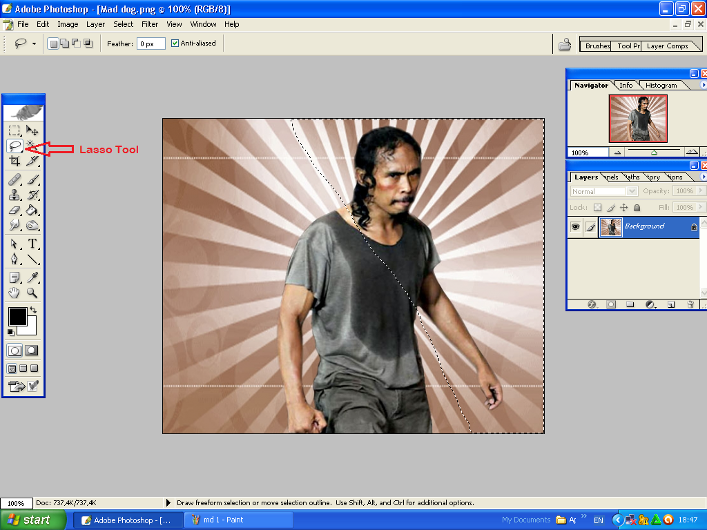 Faizal Irfandi Blog: 10 Langkah Greget Membuat Efek Sobek Pada Foto ...