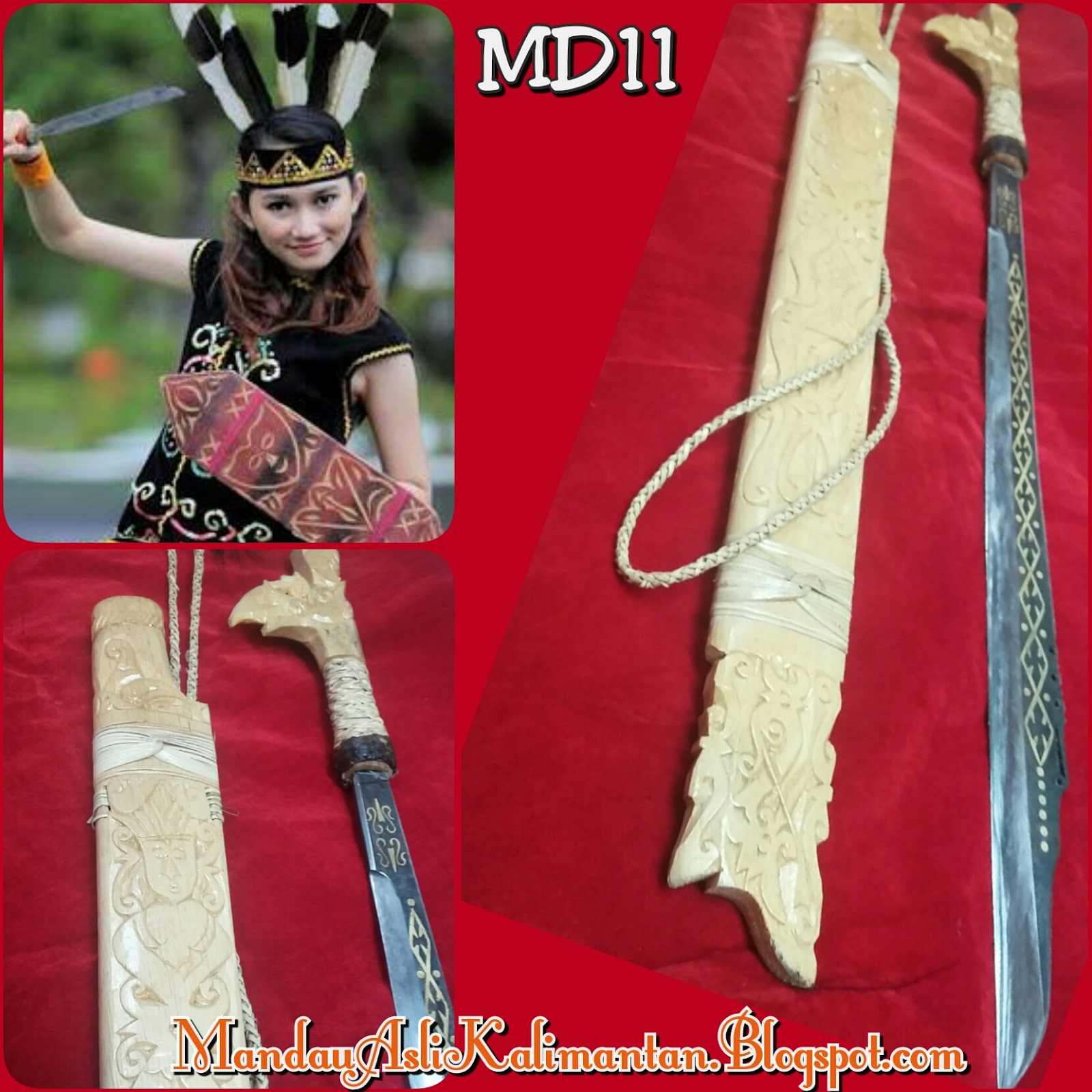 Jual Mandau Asli Kalimantan, Mandau Dayak Asli: Mandau Dayak Asli ...