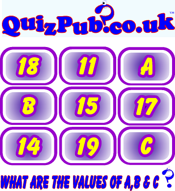Pub Quiz: Brain Teaser Logic Puzzle