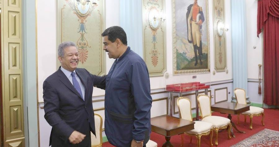 Leonel Fernández se reúne con Nicolás Maduro en Venezuela
