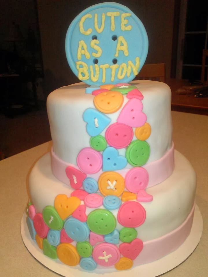 Cake It From Me: Cute as a Button Cake