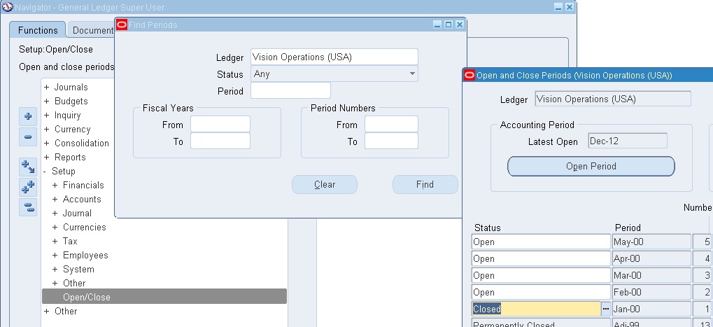 oracle concepts for you: Open/Close General