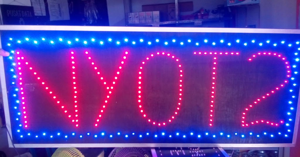 JUAL PAPAN NAMA TULISAN LAMPU LED SIGN: papan tulisan lampu led sign ...
