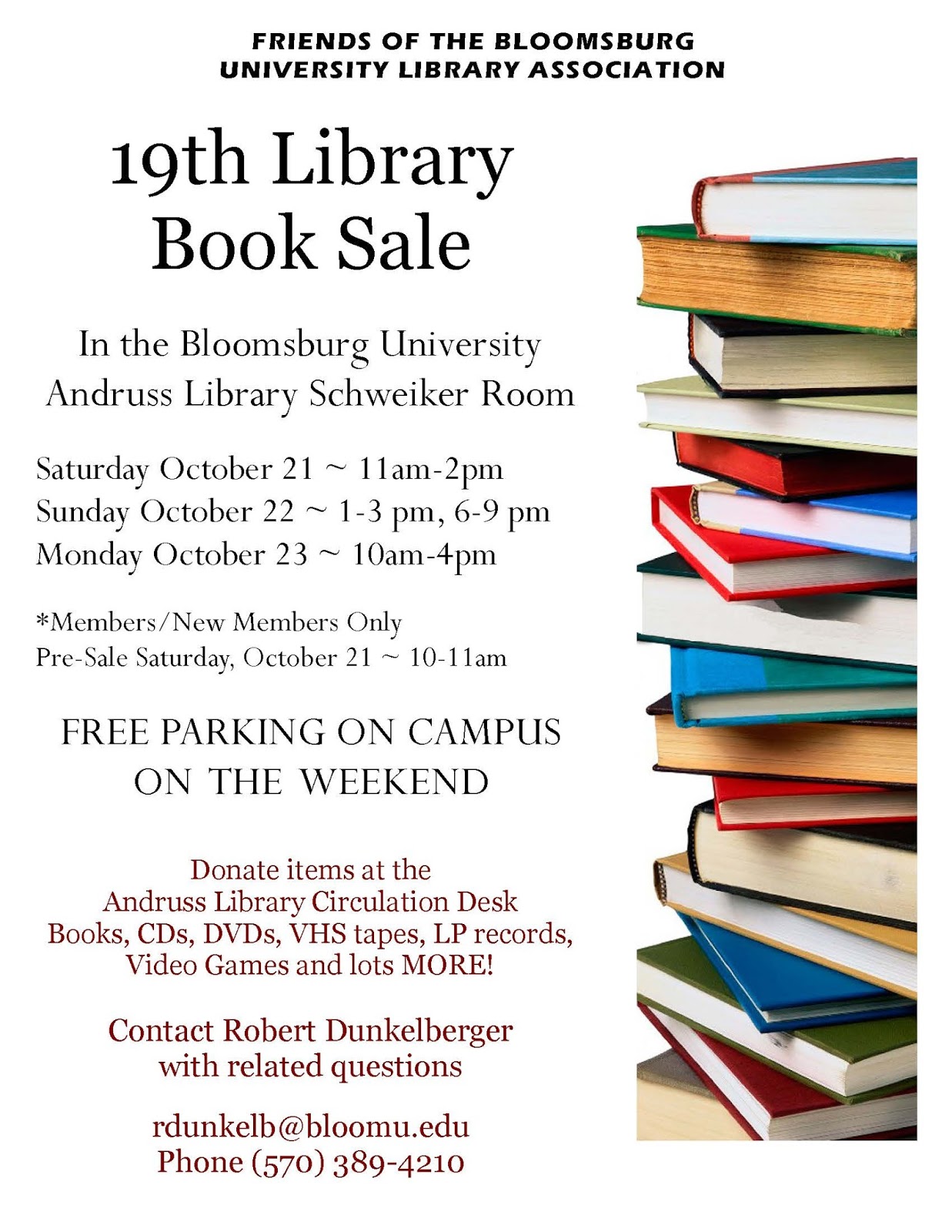 What's New @ Andruss Library: FOBULA Book Sale Announcement!