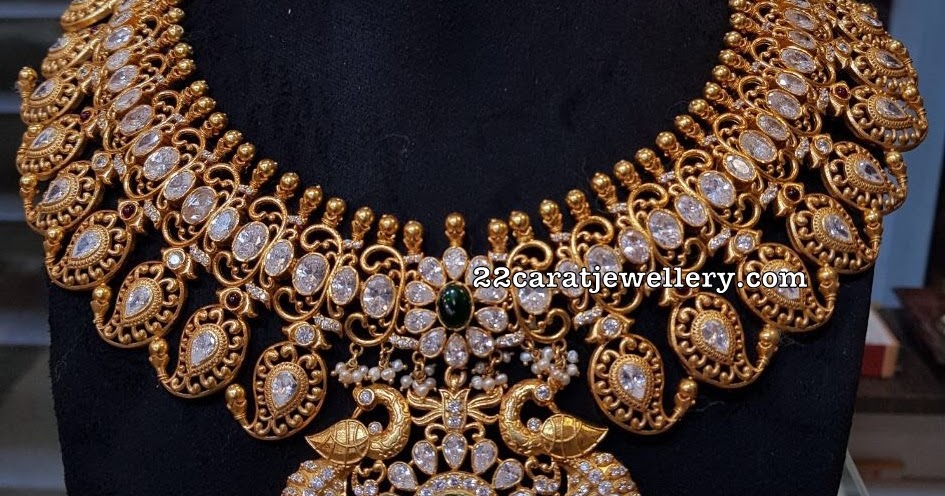 Broad Mango Necklace in Silver - Jewellery Designs