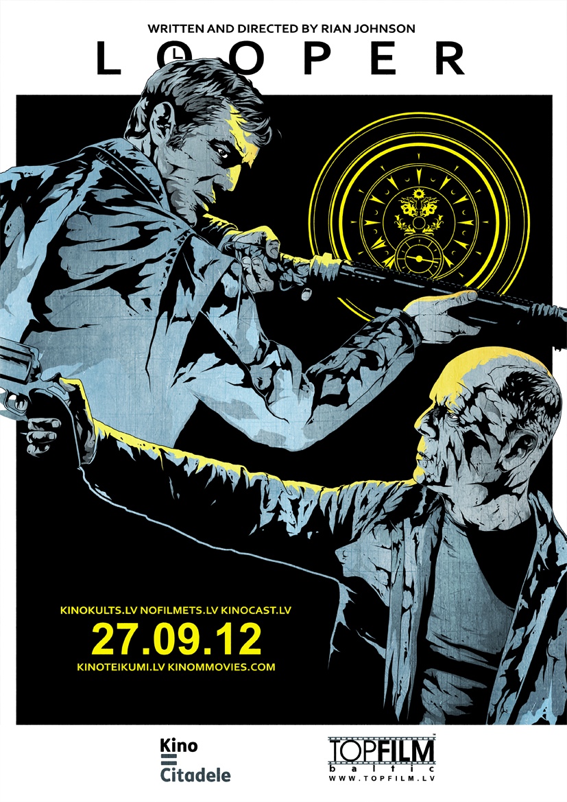 The Geeky Nerfherder: Movie Poster Art: Looper (2012)