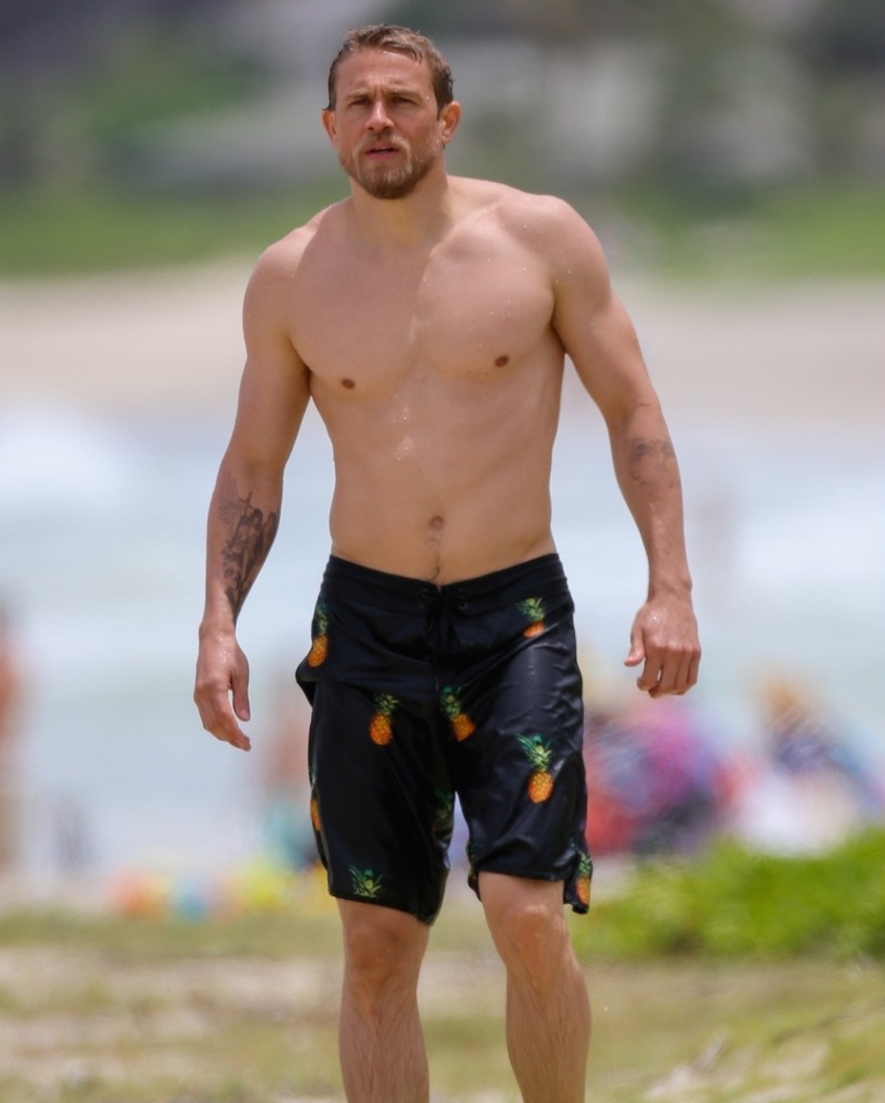 my new plaid pants: Good Morning, Charlie Hunnam