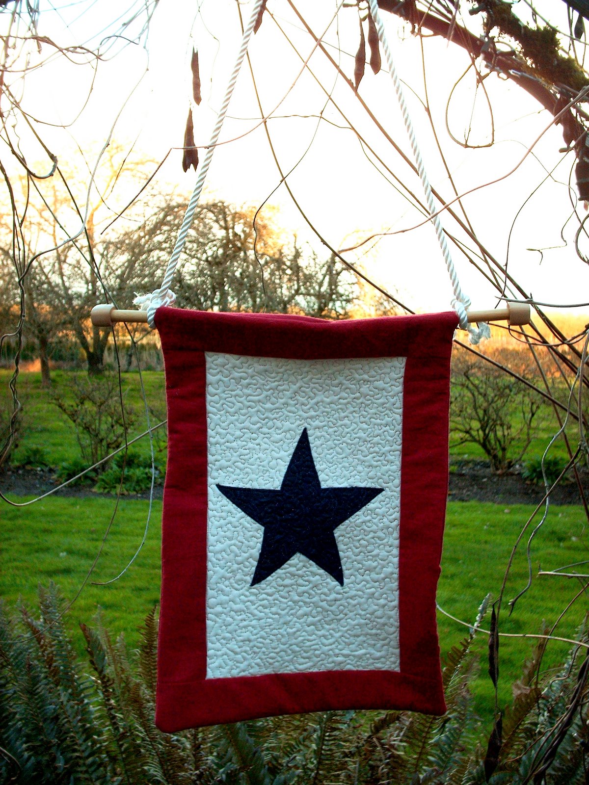 Blue Star Military Flag