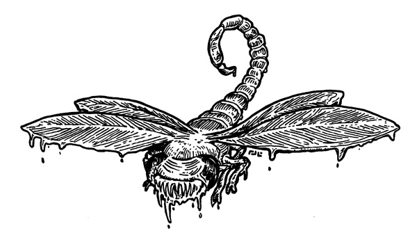 Save Vs. Dragon: New Oe/BX/1E Monster: Razortooth Hammerheaded Muckwing