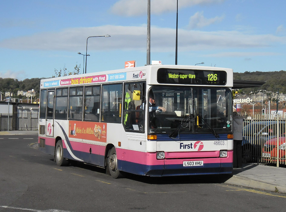 Southern England Bus Scene: Route 126 Weston - Wells