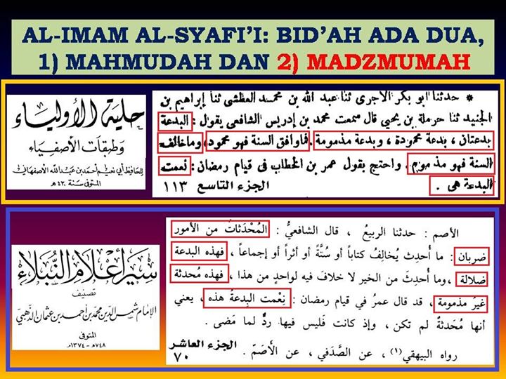 Pengertian Bid'ah dan Hukumnya Menurut Golongan Wahabi dan Ahli Sunnah ...