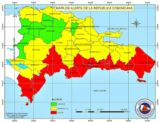 Mapa de Provincias en Alertas Verde, Amarilla y Roja. - VILLA- LAMATA.NET