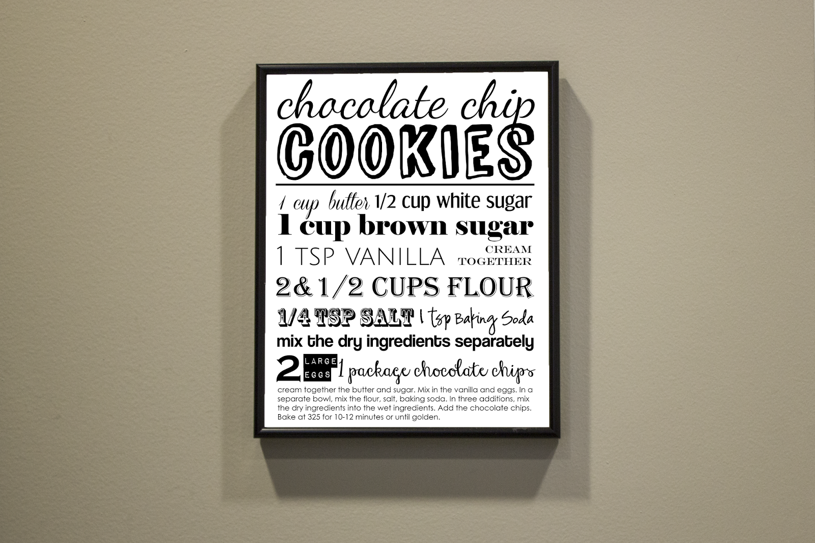 Holly's Wonderland: Free Printable + Cookie Recipe