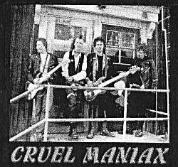 hardcore punk: CRUEL MANIAX - We dont need... tape (1989)