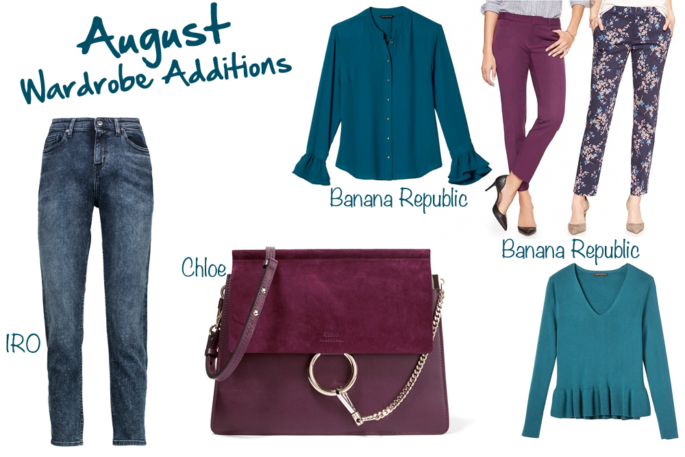 {recap} Wardrobe Update - August | Closet Fashionista