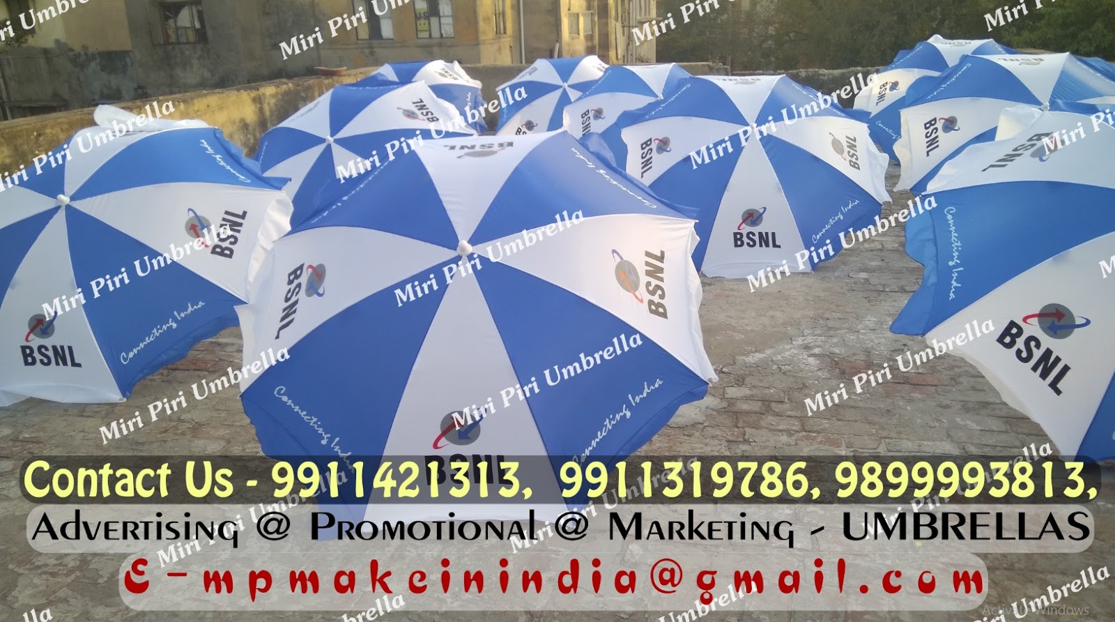 BSNL Promotional, Advertising, Marketing, Umbrellas, Canopies, Tents ...