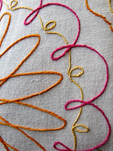 Cassie Stephens: DIY: An Optical Illusion of Embroidery